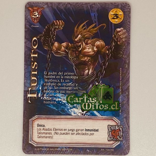 100/260 Tuisto - Mitos Y Leyendas - Barbarie - Cartas Mitos