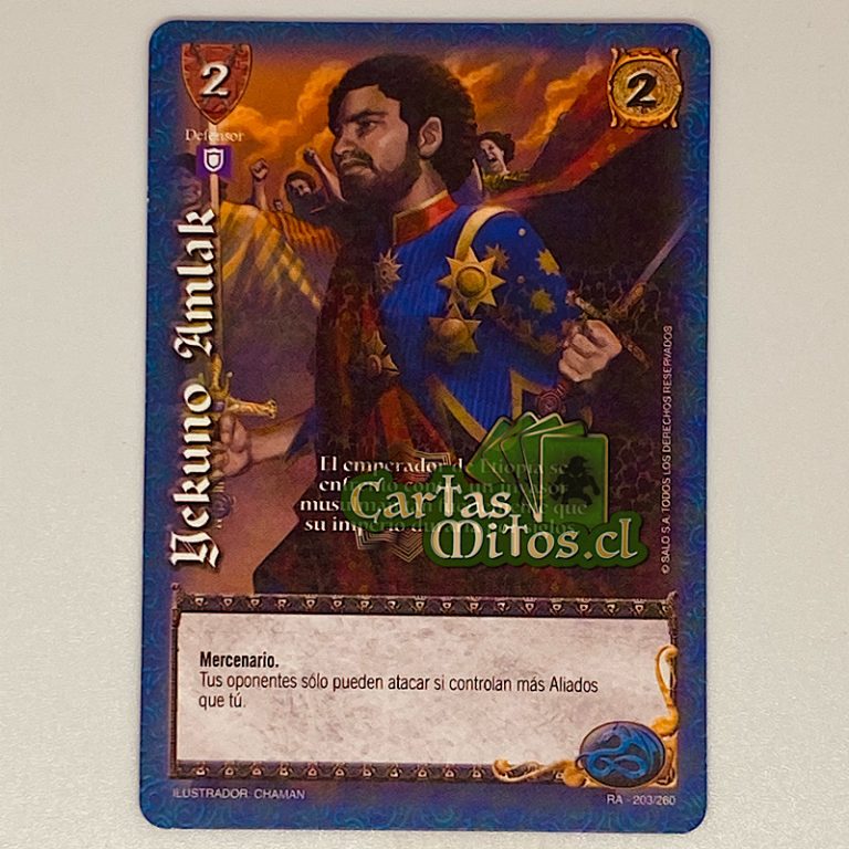 203/260 Yekuno Amlak - Myl - Reino De Acero - Cartas Mitos