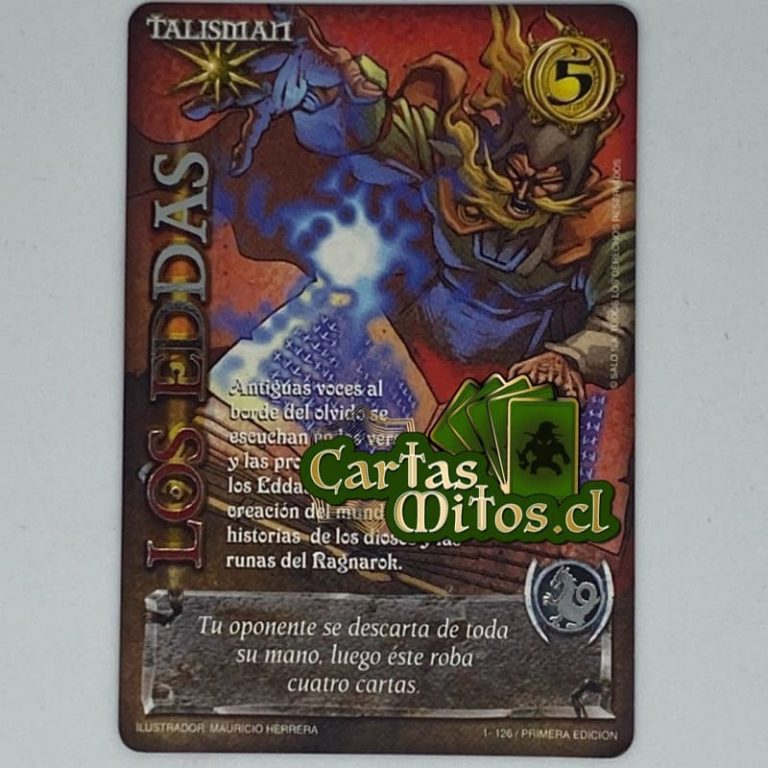 1/126 Los Eddas - Mitos y Leyendas - Ragnarok - Cartas Mitos