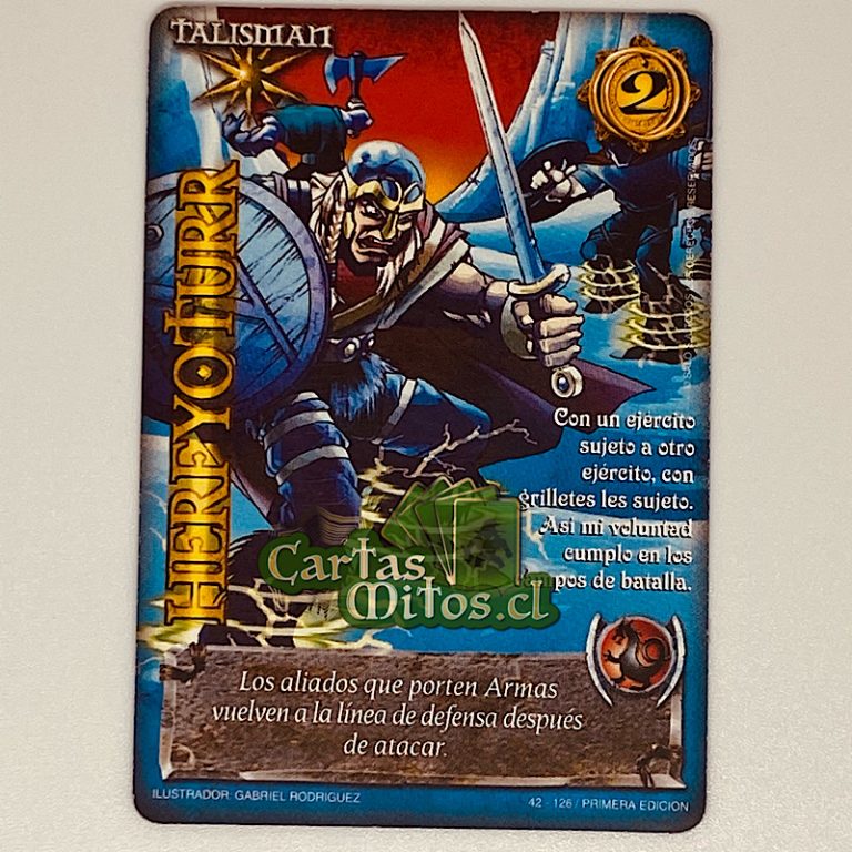 42/126 Herfyoturr - Mitos Y Leyendas - Ragnarok - Cartas Mitos