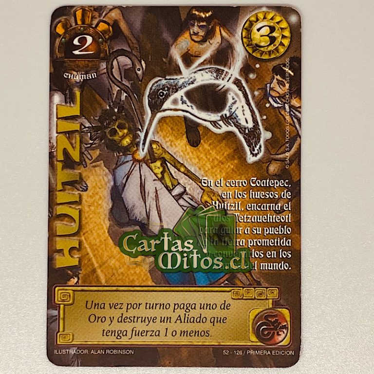 52/126 Huitzil - Mitos Y Leyendas - La Ira Del Nahual - Cartas Mitos