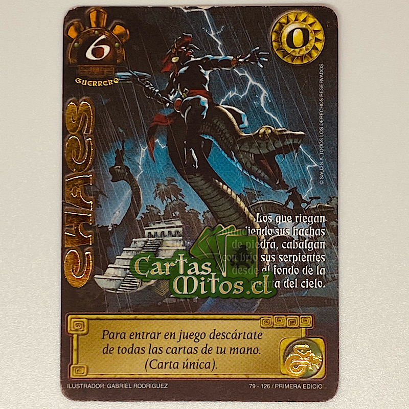 79/126 Chacs - Mitos Y Leyendas - La Ira Del Nahual - Cartas Mitos