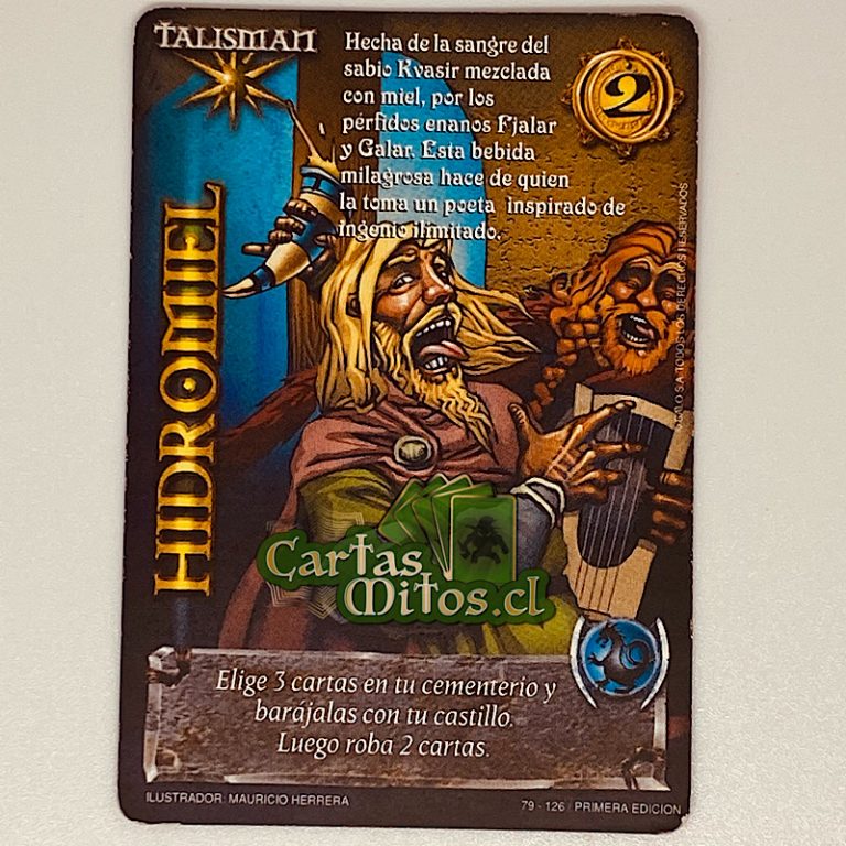 79/126 Hidromiel - Mitos Y Leyendas - Ragnarok - Cartas Mitos