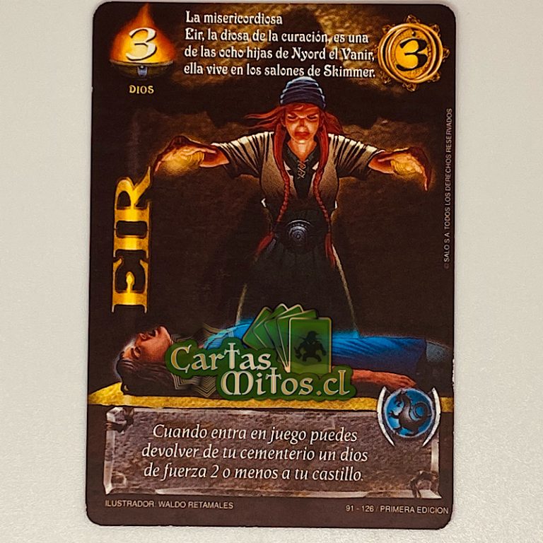 91/126 Eir - Mitos Y Leyendas - Ragnarok - Cartas Mitos