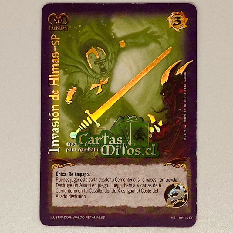 10/175 Invasión de Almas SP - Mitos Y Leyendas - Héroes - Cartas Mitos