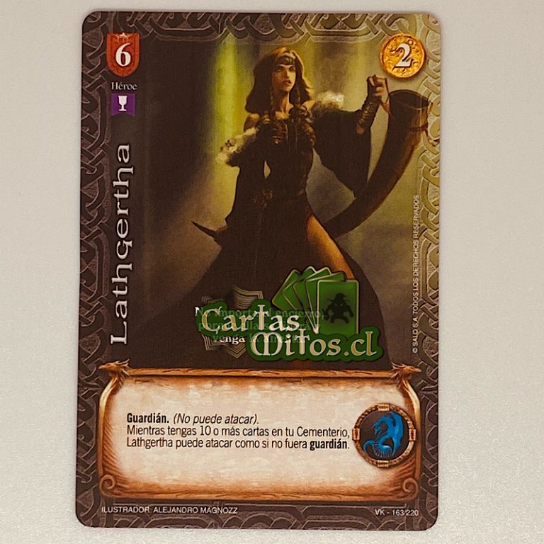 163/220 Lathgertha - Mitos Y Leyendas - Vikingos - Cartas Mitos