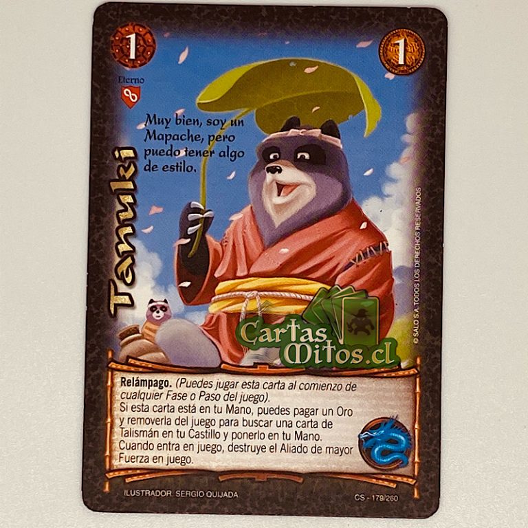 179/260 Tanuki - Mitos Y Leyendas - Código Samurai - Cartas Mitos