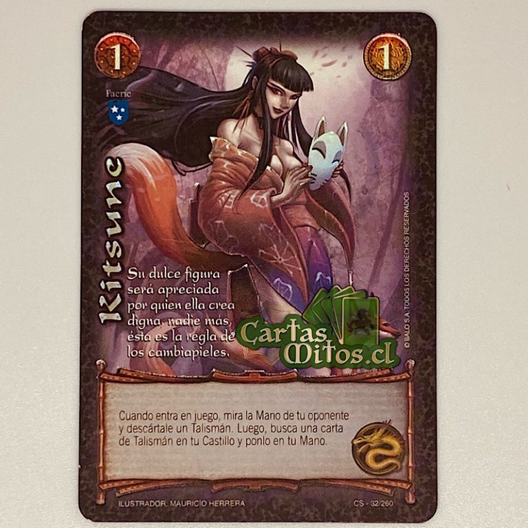 32/260 Kitsune - Mitos Y Leyendas - Código Samurai - Cartas Mitos