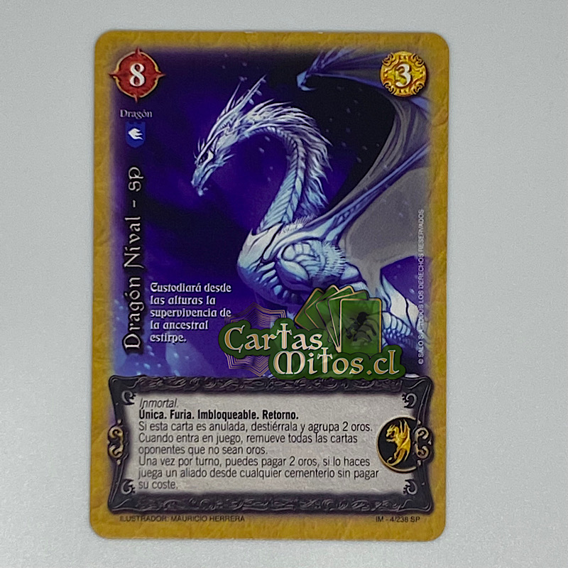 Dragón Nival-SP Sin Foil - Mitos Y Leyendas - Cartas Álbum De Estampas ...