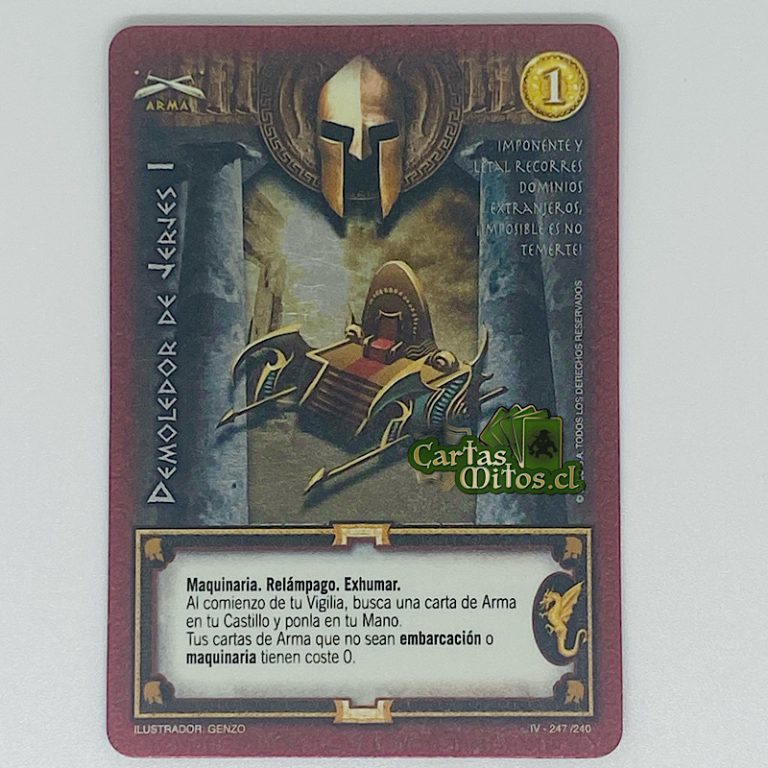 Demoledor de Jerjes I - Mitos Y Leyendas - Cartas Promo - Cartas Mitos