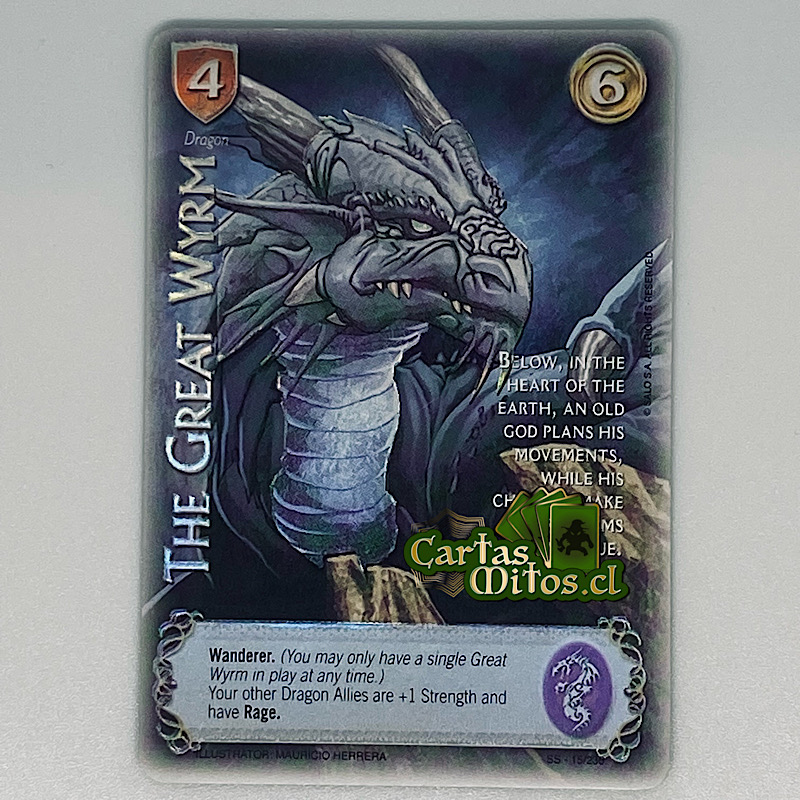 15/236 The Great Wyrnm - MyL - Sacred Sword - Cartas Mitos