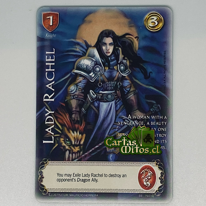 76/236 Lady Rachel - MyL - Sacred Sword - Cartas Mitos