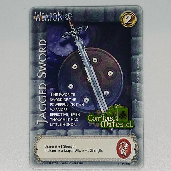 143/236 Jagged Sword - MyL - Sacred Sword - Cartas Mitos