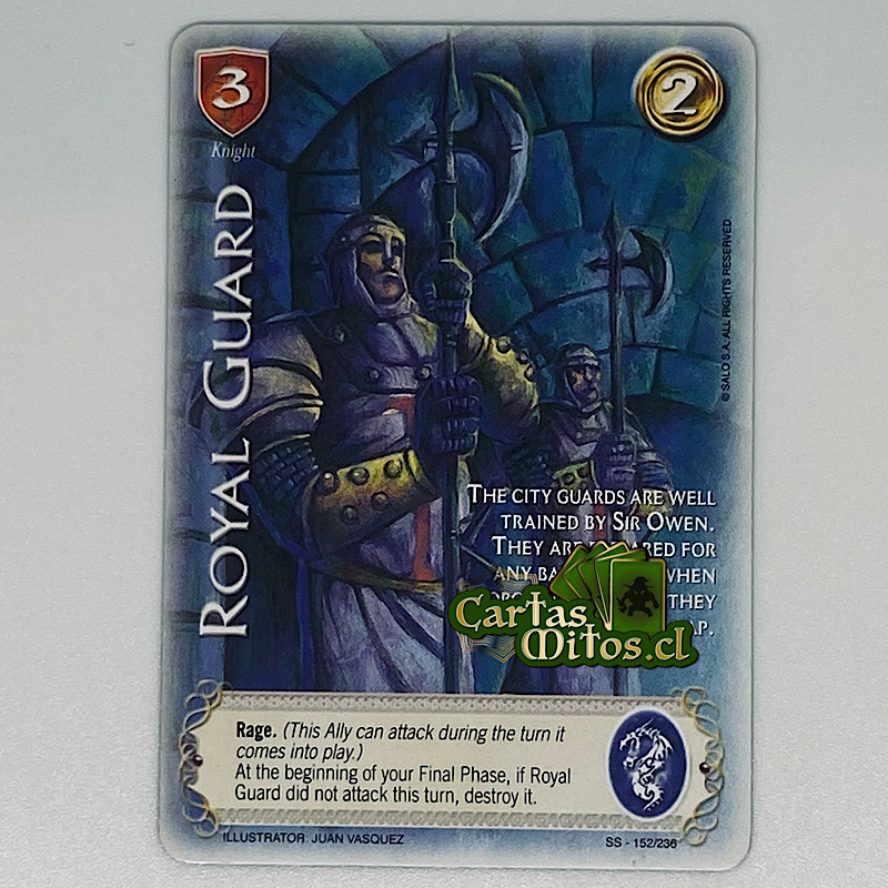 152/236 Royal Guard - MyL - Sacred Sword - Cartas Mitos