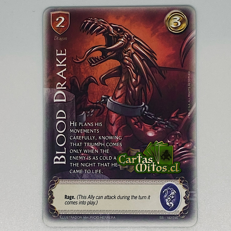 162/236 Blood Drake - MyL - Sacred Sword - Cartas Mitos