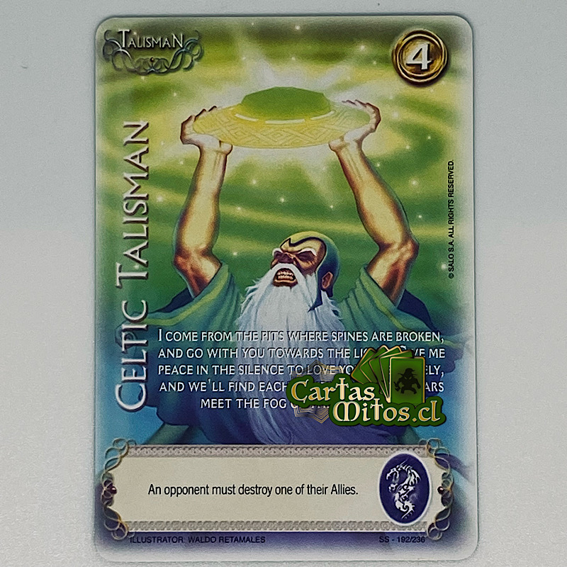 192/236 Celtic Talisman - MyL - Sacred Sword - Cartas Mitos
