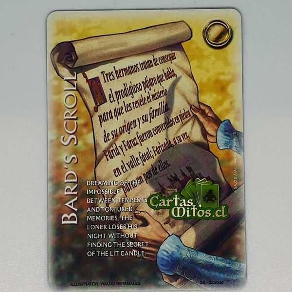 223/236 Bard's Scroll - MyL - Sacred Sword - Cartas Mitos